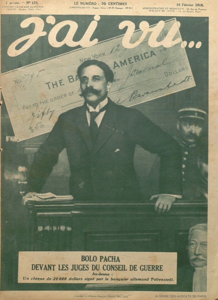 Paul Marie Bolo dit Bolo Pacha (1876-1918)